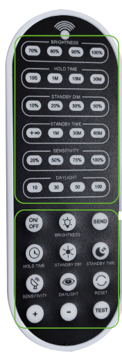 Circa Round High Bay Remote - Duralec